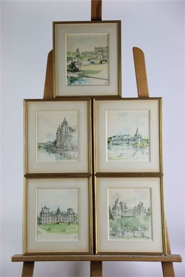 Pierre Pages | Paysages de châteaux de France | MutualArt