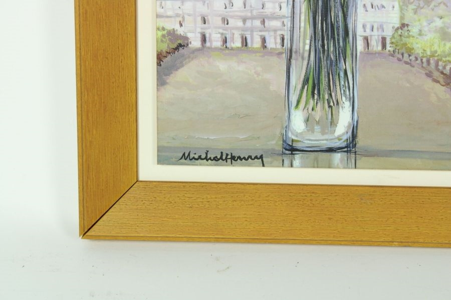 Michel Henry | Paysage de fleurs devant la place carrière | MutualArt