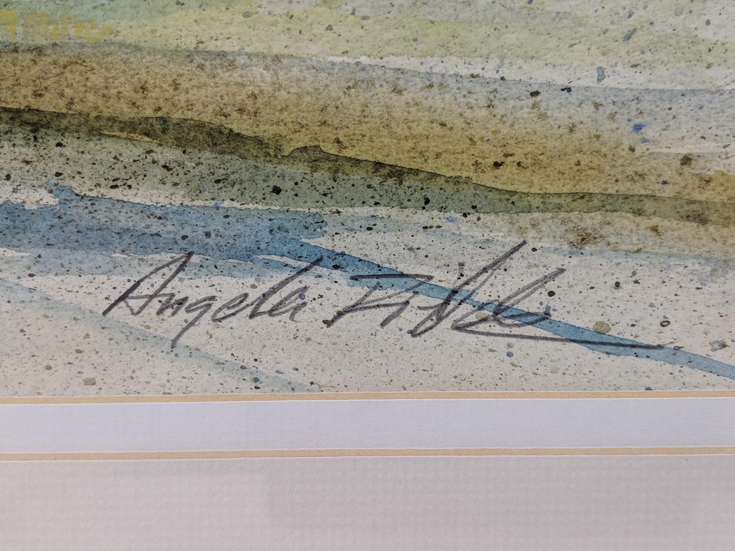 Angela Fielder | A watercolour depicting a farmyard scene in Aylesbury ...