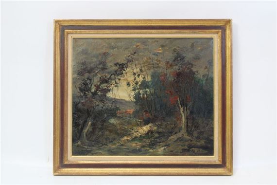 Lutèce Pierrepont | Paysage de sous bois | MutualArt