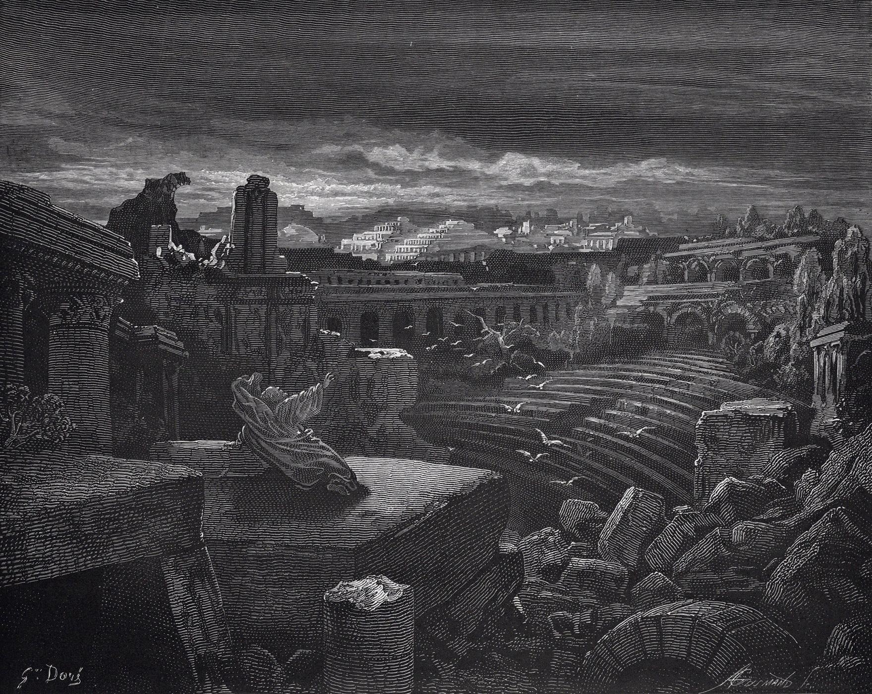 Gustave Doré | Isaiah's Vision of the Destruction of Babylon (from Dore ...