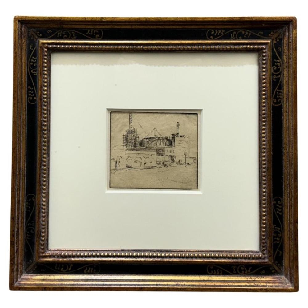 Velma Adams | Velma Adams Architecture Etching (1902) | MutualArt