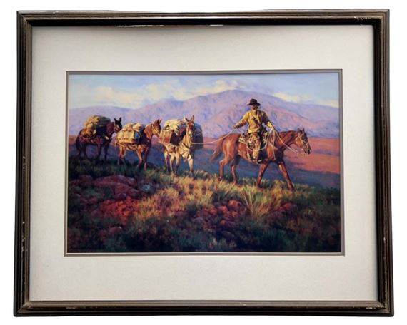 Russell Houston | Russel Houston Western Landscape Print | MutualArt