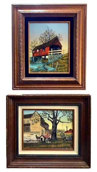 H. Hargrove | 2pc. H. Hargrove Serigraphs on Canvas | MutualArt