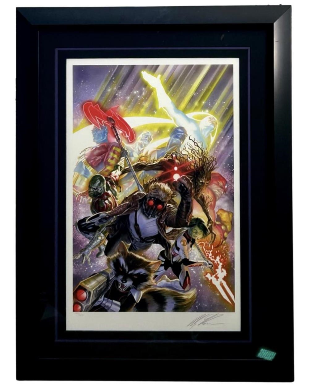 Alex Ross | Signed Alex Ross Guardians of the Galaxy Litho | MutualArt