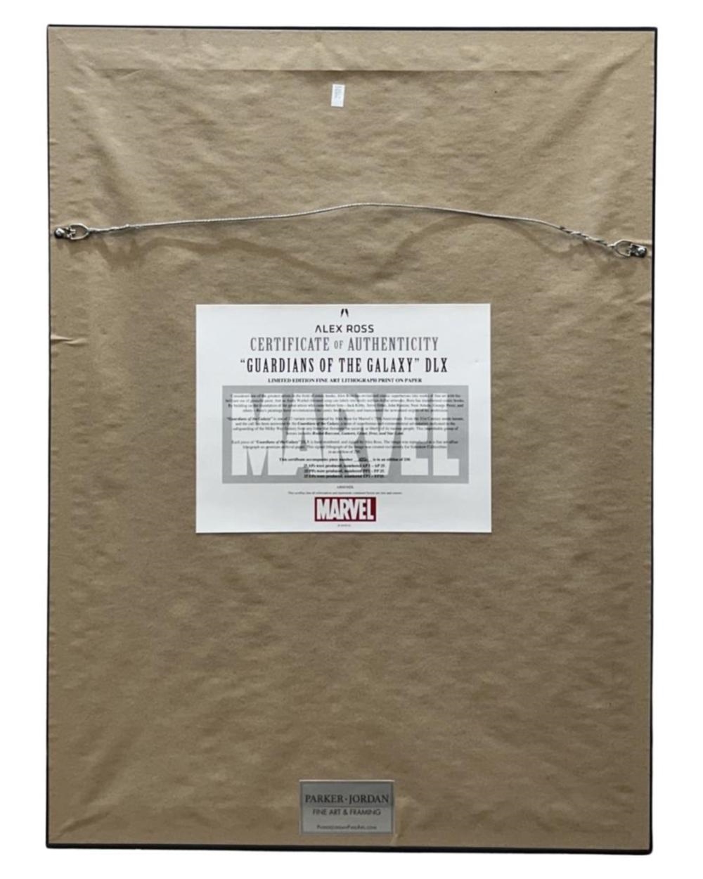 Alex Ross | Signed Alex Ross Guardians of the Galaxy Litho | MutualArt