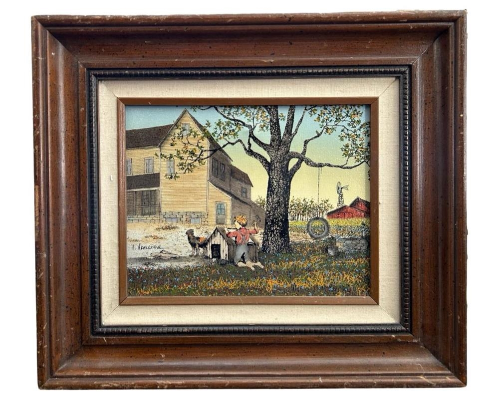 H. Hargrove | 2pc. H. Hargrove Serigraphs on Canvas | MutualArt