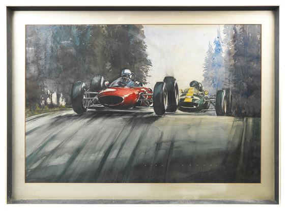 Dion Pears | 1977 Hunt McLaren M26 F1 Racing Art By Dion Pears (1977 ...
