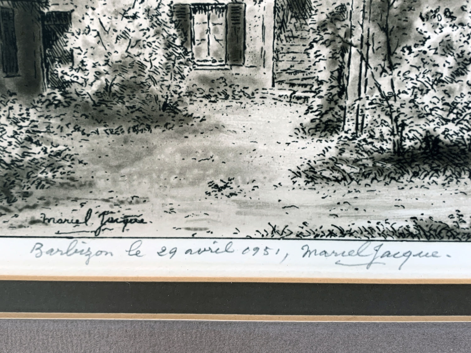 Marcel Jacque | MARCEL JACQUE VIEW OF THE HOUSE OF THEODORE ROUSSEAU ...