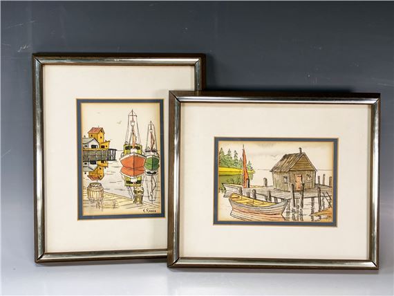 Konstantin Rodko | KONSTANTINE RODKO HARBOR WATERCOLORS | MutualArt