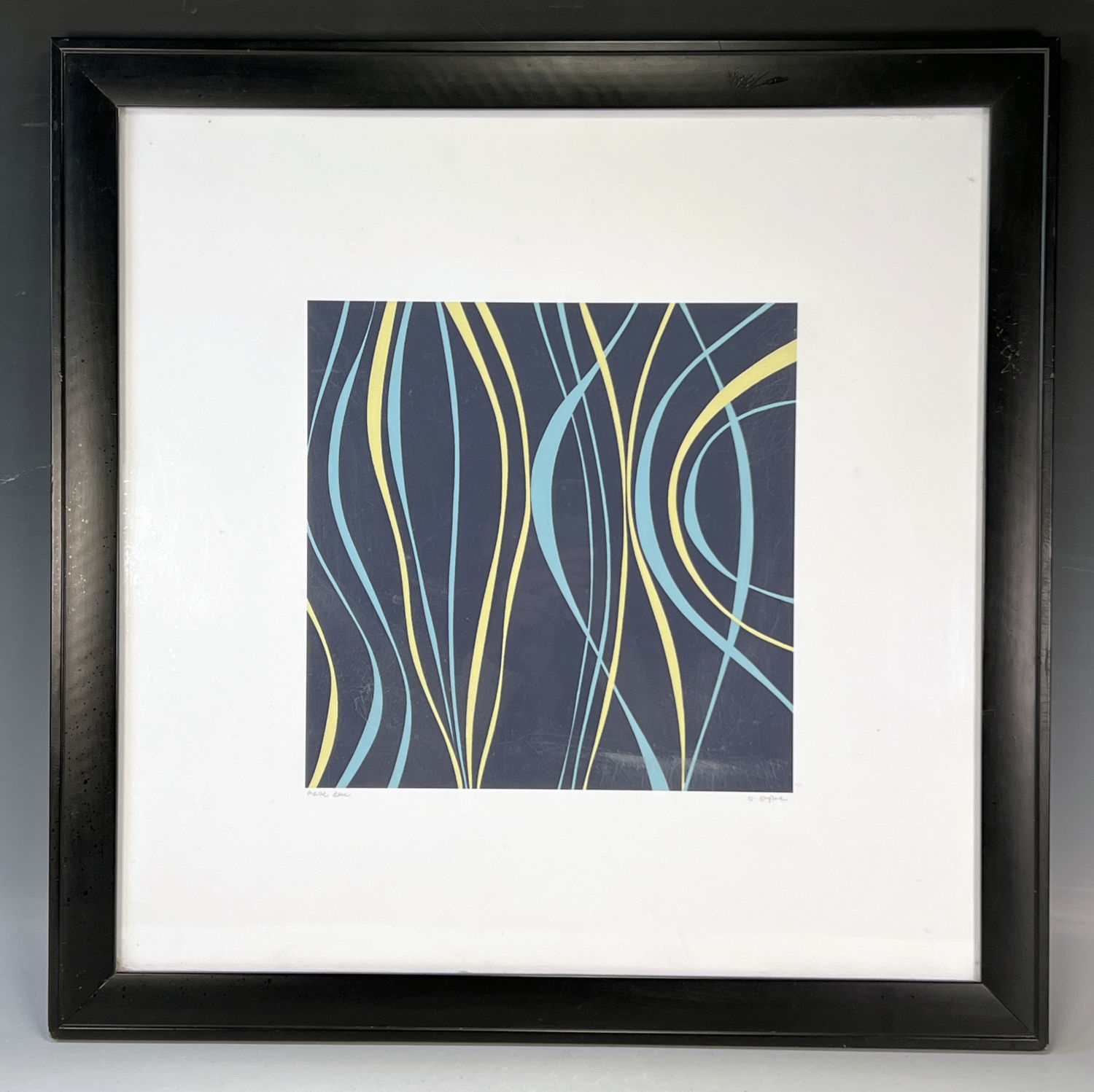 Denise Duplock | MARINE BLUE ART PRINT SIGNED DENISE DUPLOCK | MutualArt