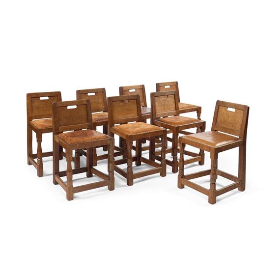 Robert Thompson | SET OF EIGHT DINING CHAIRS, 1950's (1950) | MutualArt