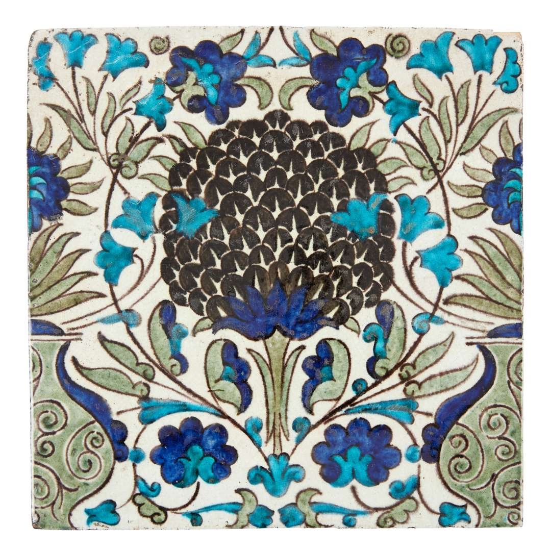 William de Morgan | ARTS & CRAFTS PERSIAN 9-INCH TILE, EARLY FULHAM ...