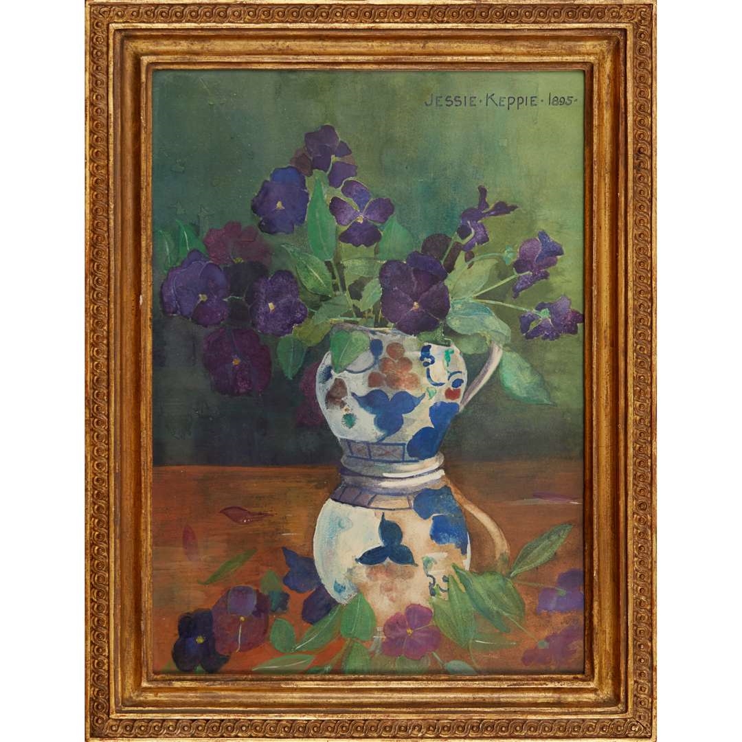 Jessie Keppie | Pansies (1895) | MutualArt