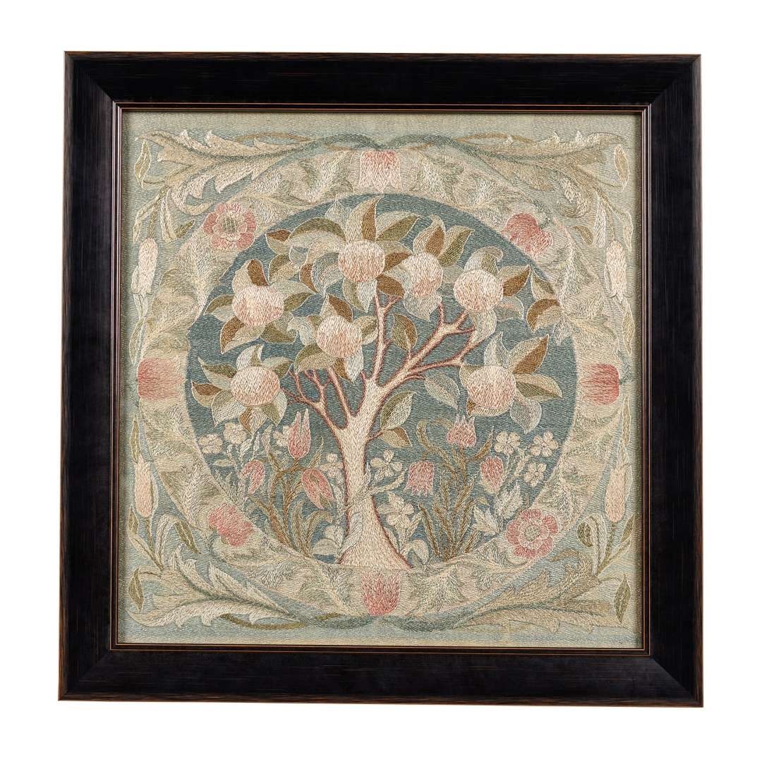 William Morris | ‘THE APPLE TREE’ EMBROIDERED PANEL, CIRCA 1890 | MutualArt