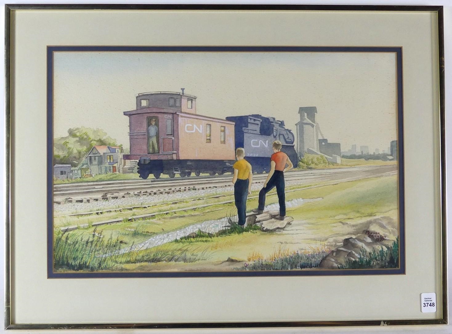 Pender Crichton | Untitled: Looking At the Old CN Rail (1977) | MutualArt