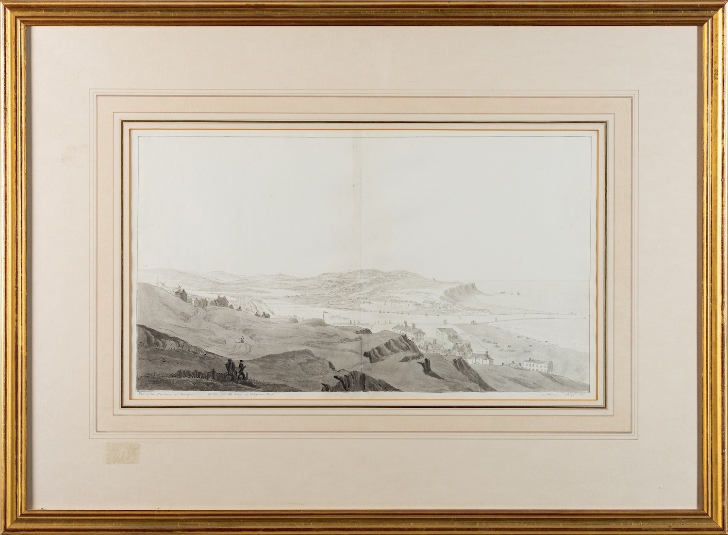 James Wilcox | View of the Harbour of Boulogne (1837) | MutualArt