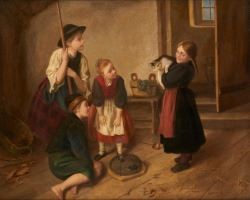 Adolf Alexander Dillens | Le chat et la souris (66) | MutualArt