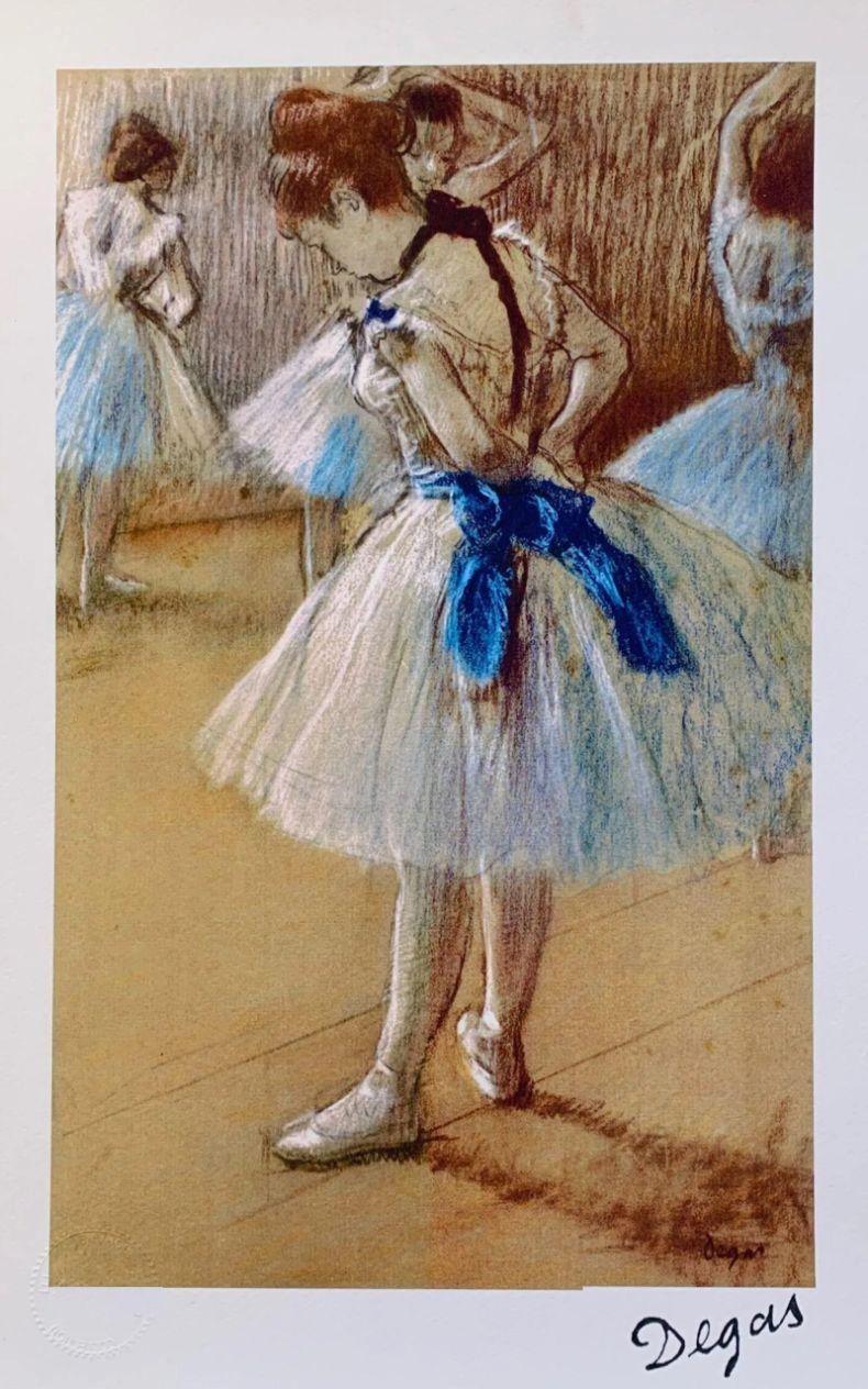 Edgar Degas | Drawing of ballerina | MutualArt