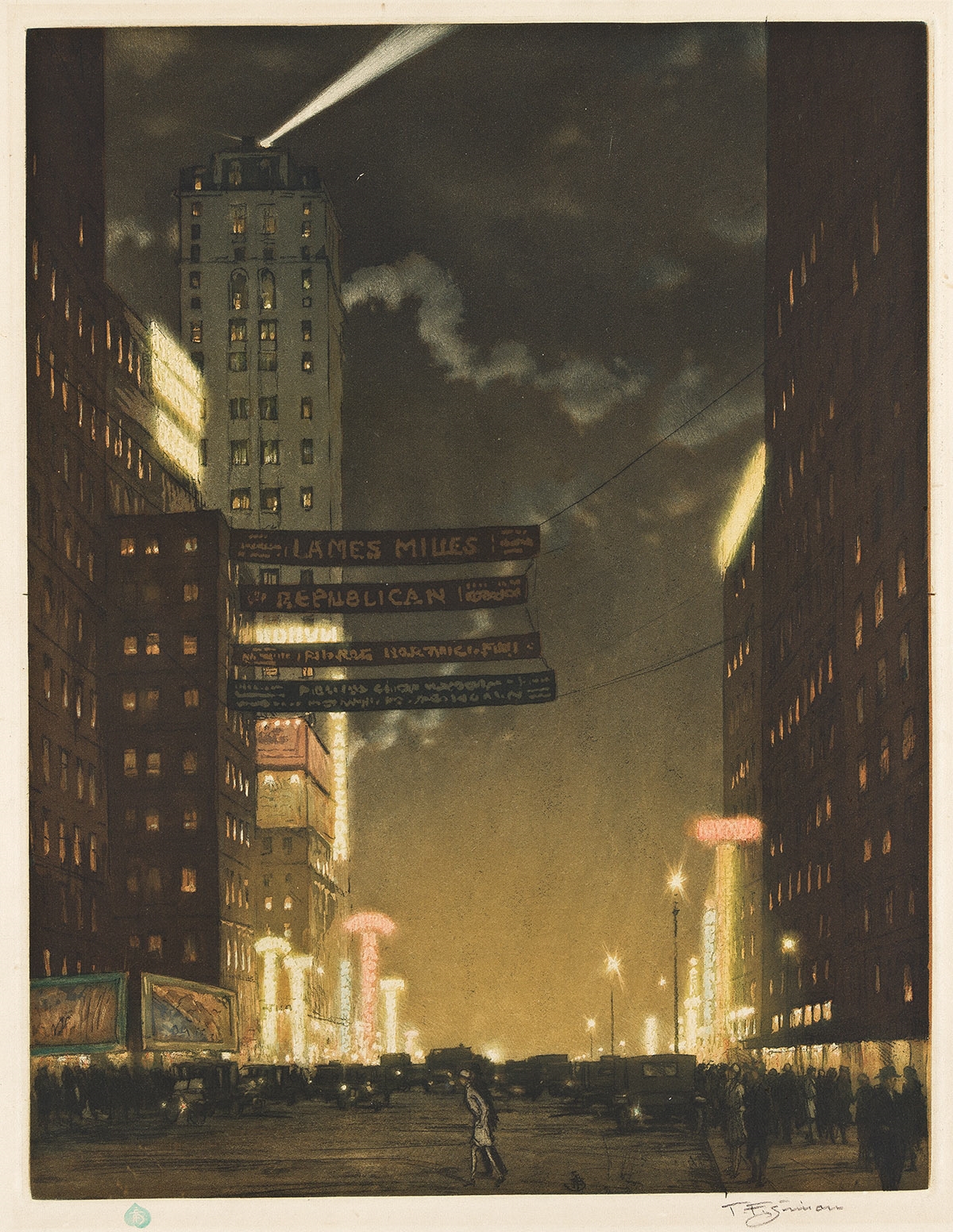 Tavik F. Simon | Rue Saint Jacques Paris (1922) | MutualArt