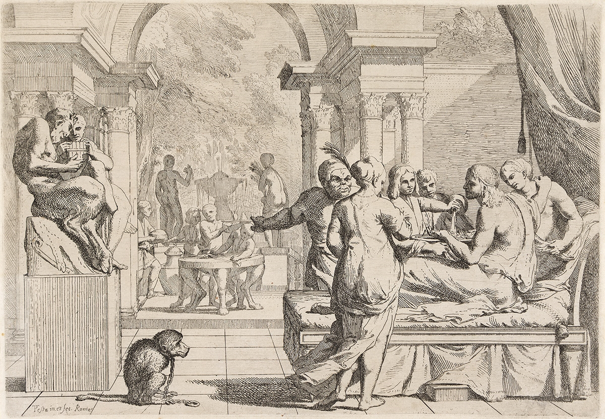 Pietro Testa | Prodigal Son Wasting his Substance | MutualArt