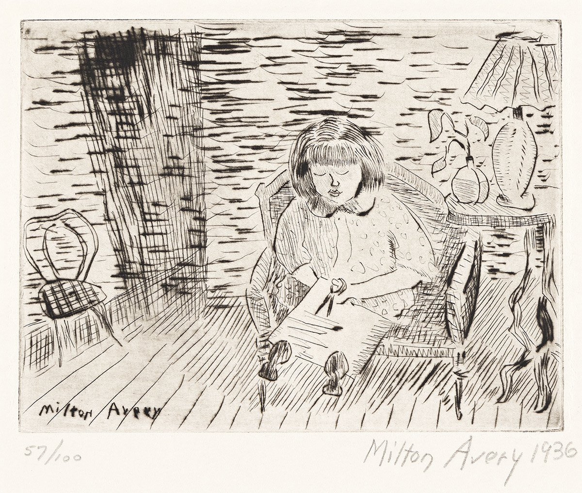 Milton Avery | Sea and Stars (1951) | MutualArt