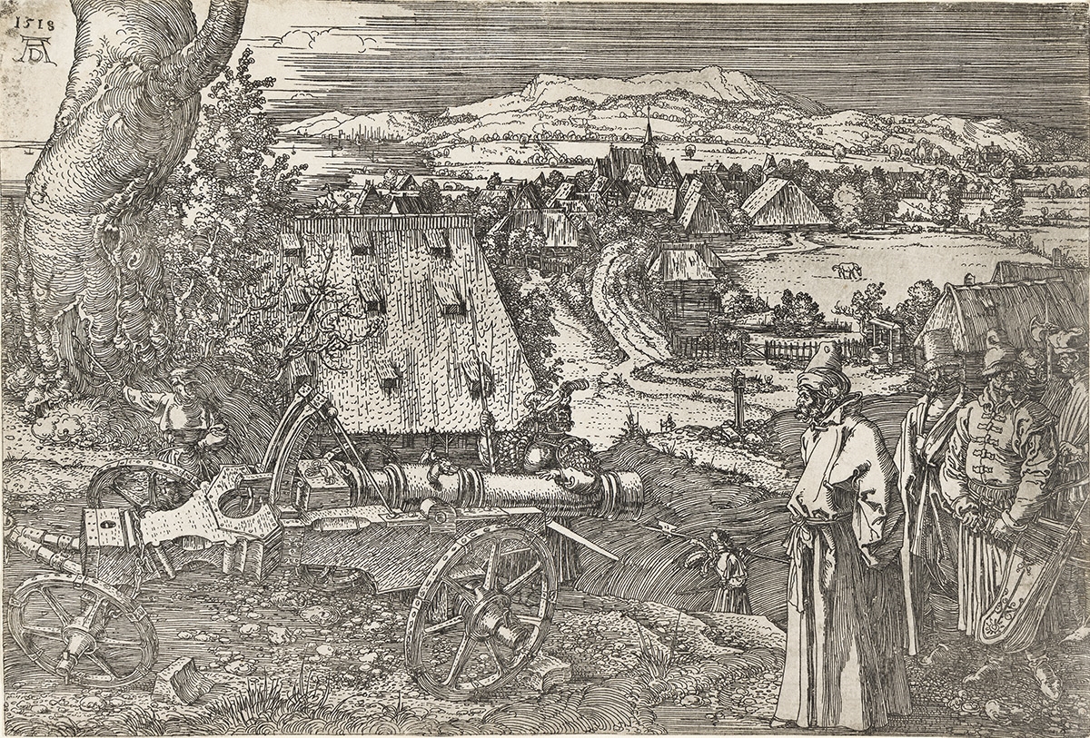 Albrecht Dürer | Landscape with the Cannon (1518) | MutualArt