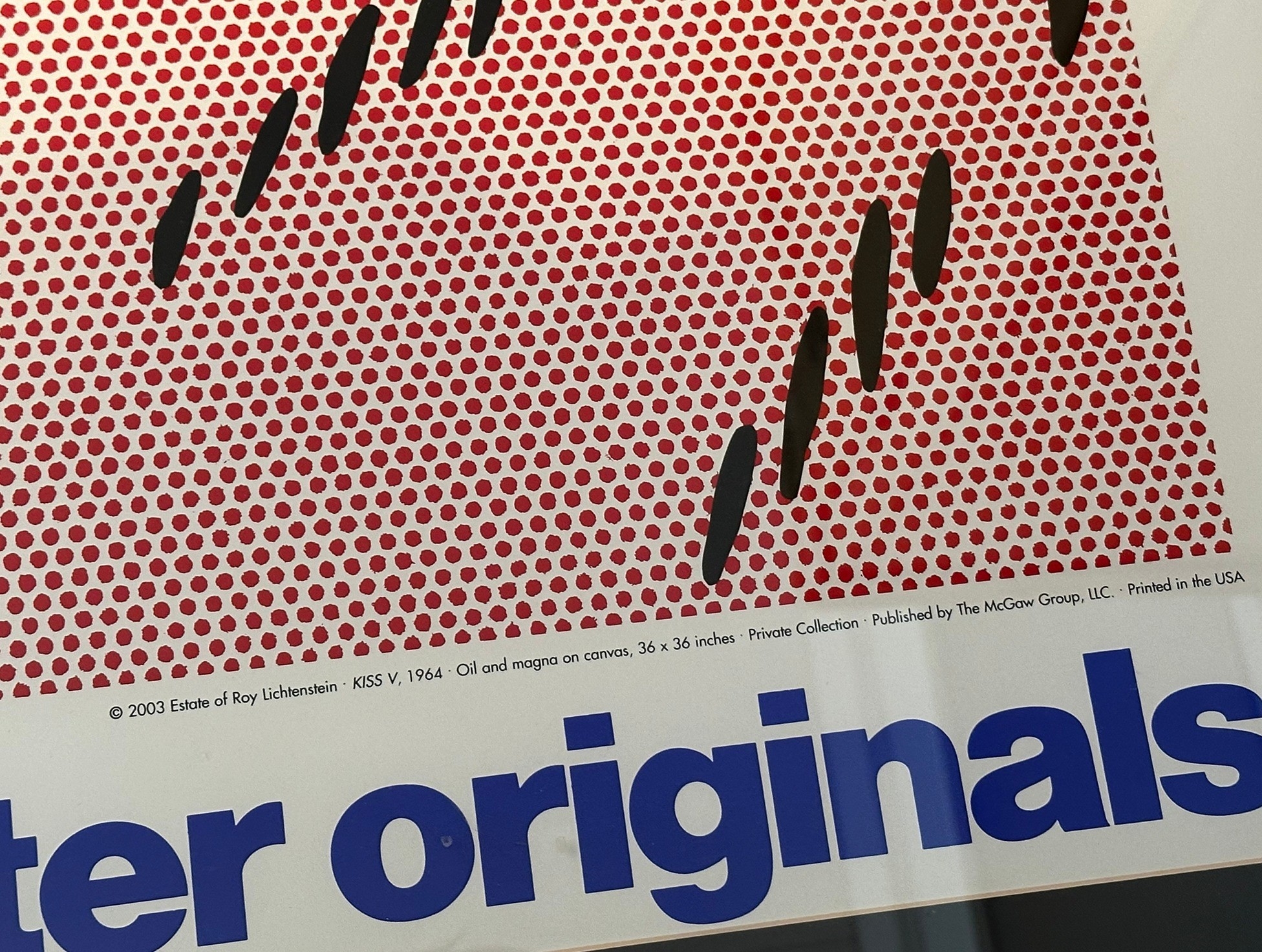 Roy Lichtenstein | ROY LICHTENSTEIN The Kiss 2003 Serigraph (2003 ...