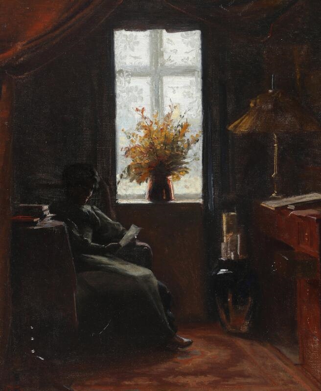 Christian Valdemar Clausen | The flowers are arranged in the studio ...