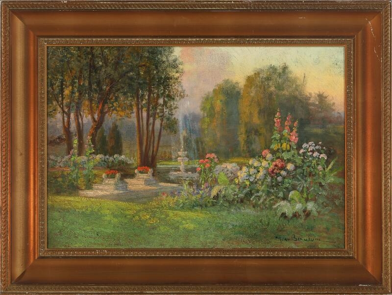 Jean Beauduin | From a park with a fountain (1997) | MutualArt