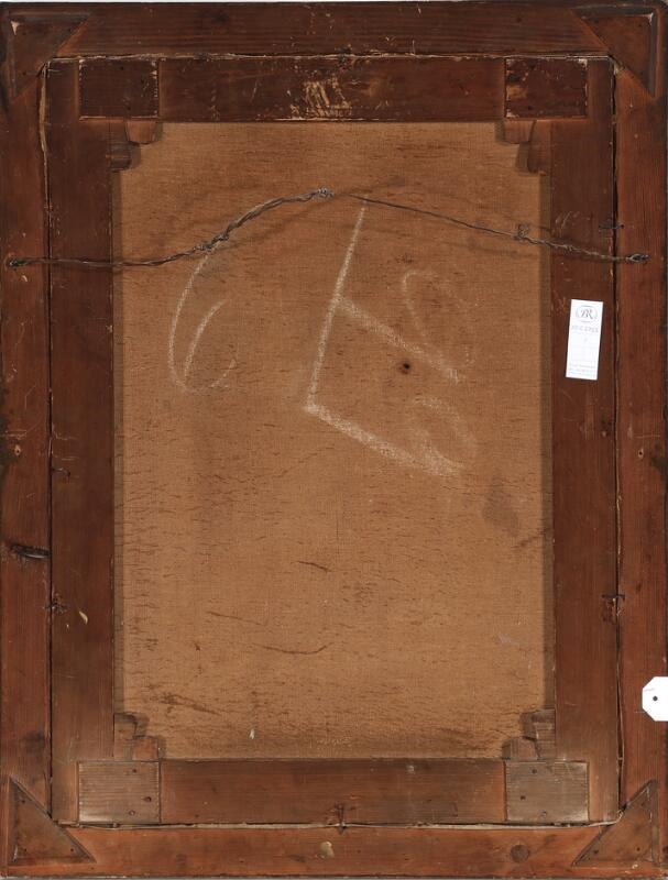 Georg Nicolaj Achen | A girl watching the fire in a farmers kitchen ...