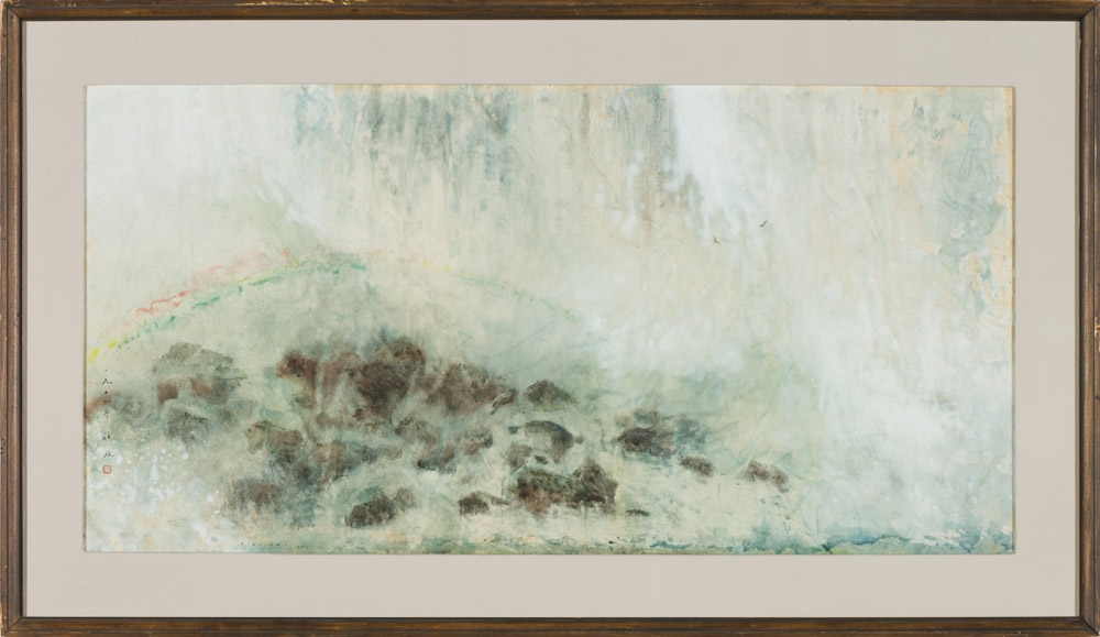 Chen Chi | Birds Hovering Over Niagara (1987) | MutualArt