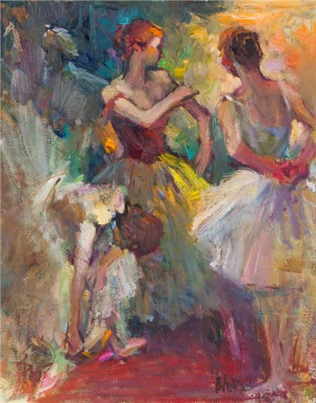 Wei Tai | Three Ballerinas | MutualArt