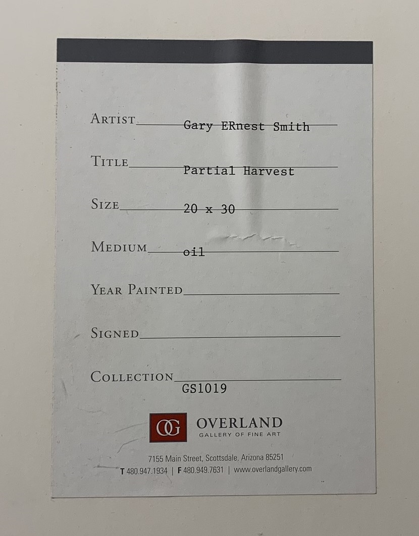 Gary Ernest Smith | Partial Harvest (2009) | MutualArt