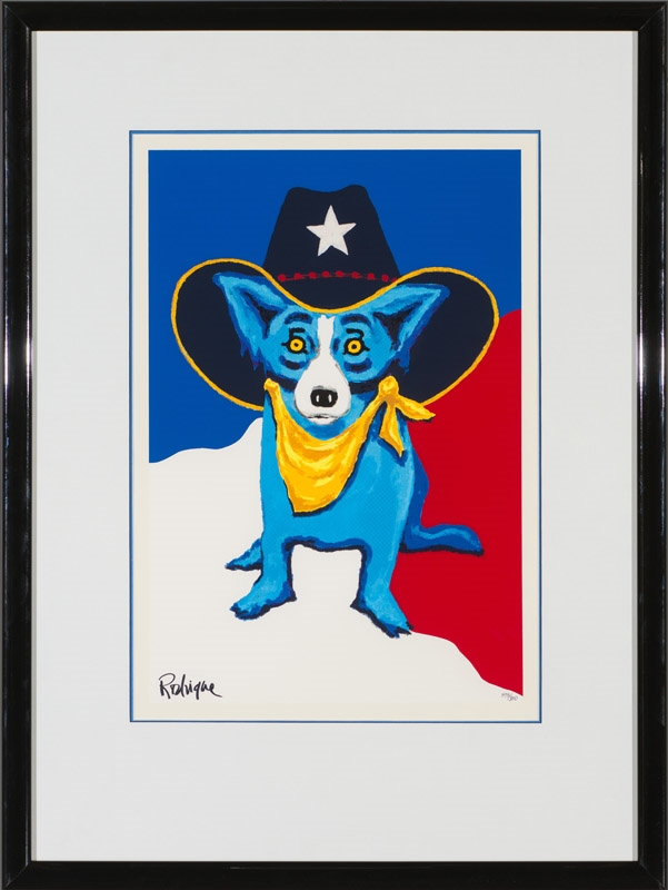 George Rodrigue | I Wanna Be a Texas Ranger (1997) | MutualArt