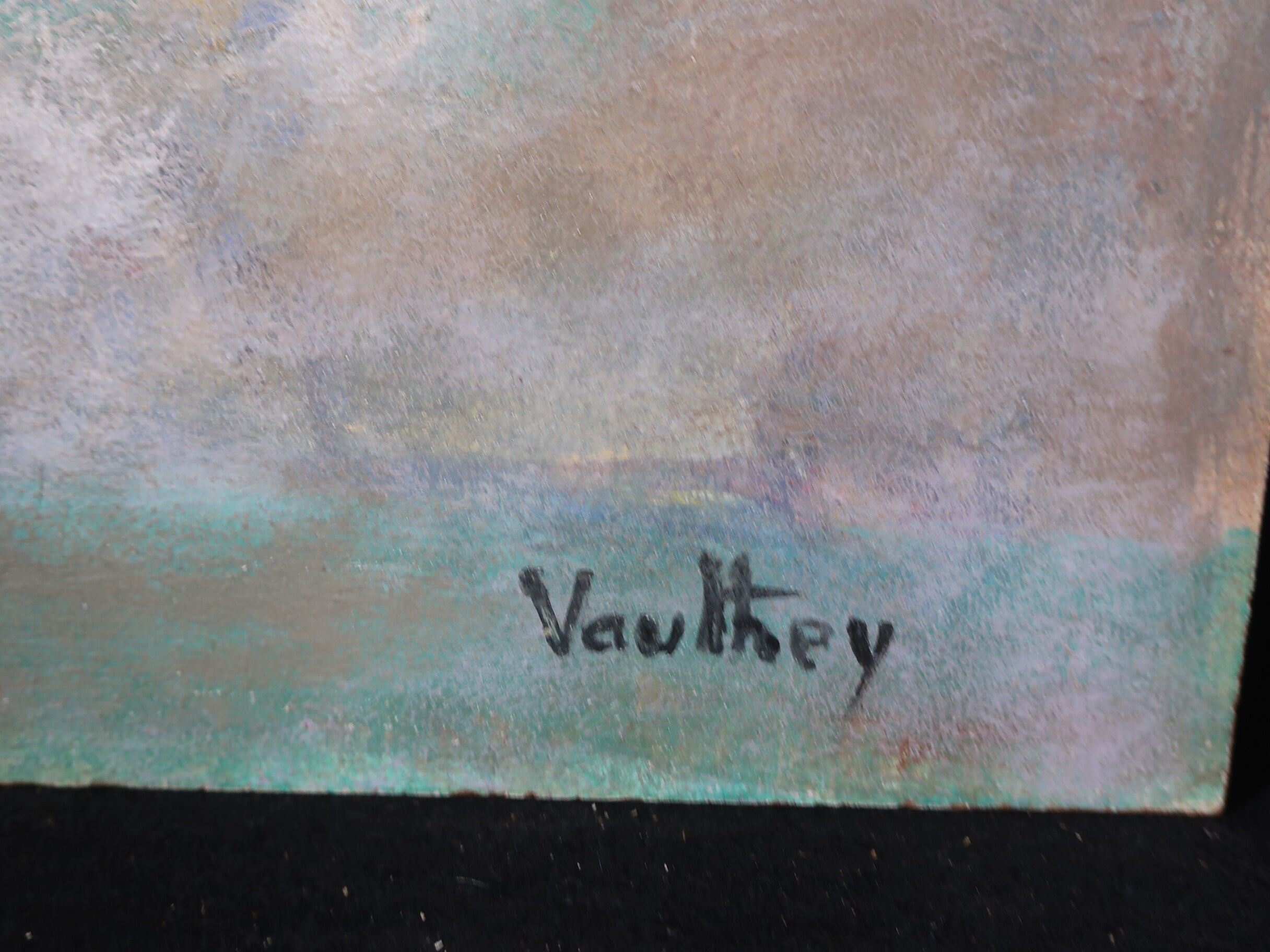 Pierre Vauthey | VAUTHEY. Paysages animés de personnages. Trois | MutualArt