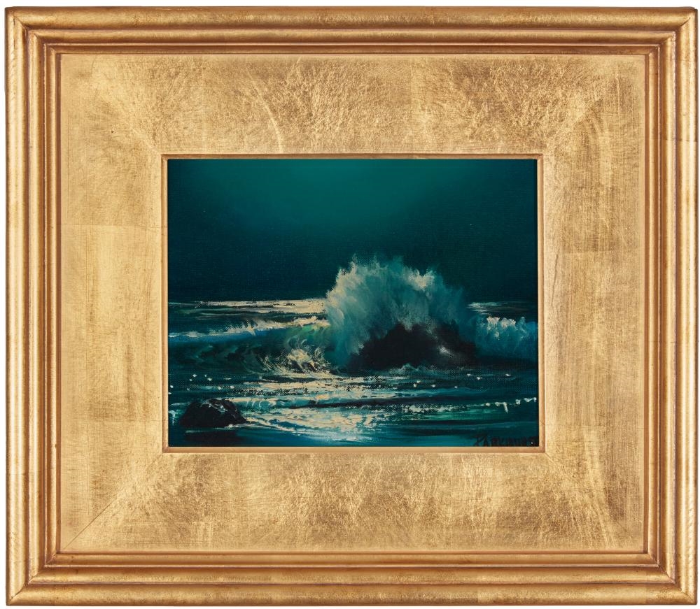 Violet Parkhurst | Wave at night | MutualArt