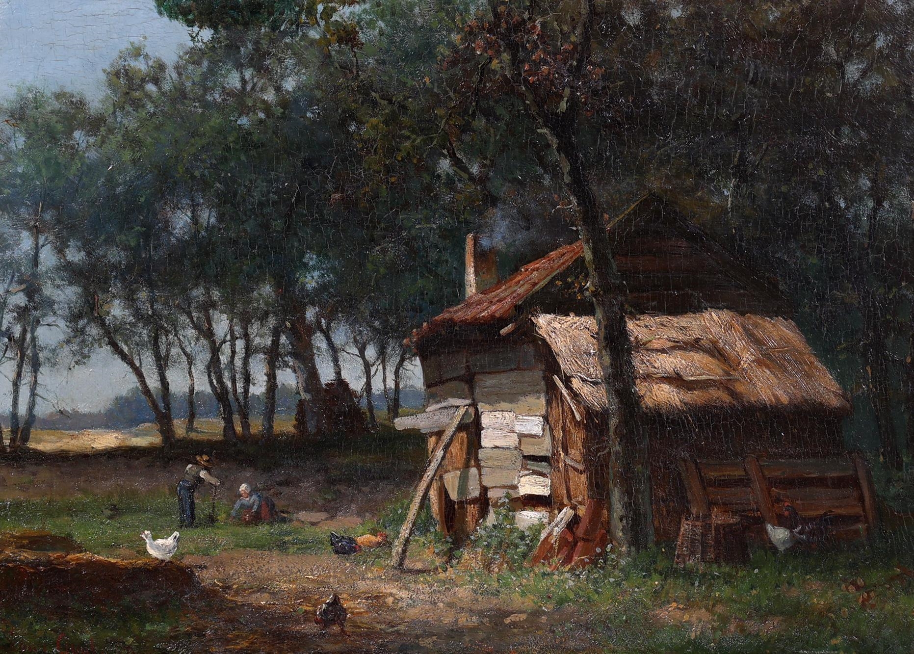 Louis Apol | A canal in winter | MutualArt