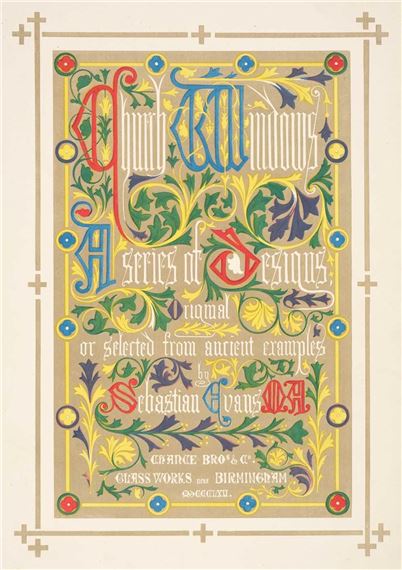 Sebastian Evans | Church Windows (1862) | MutualArt