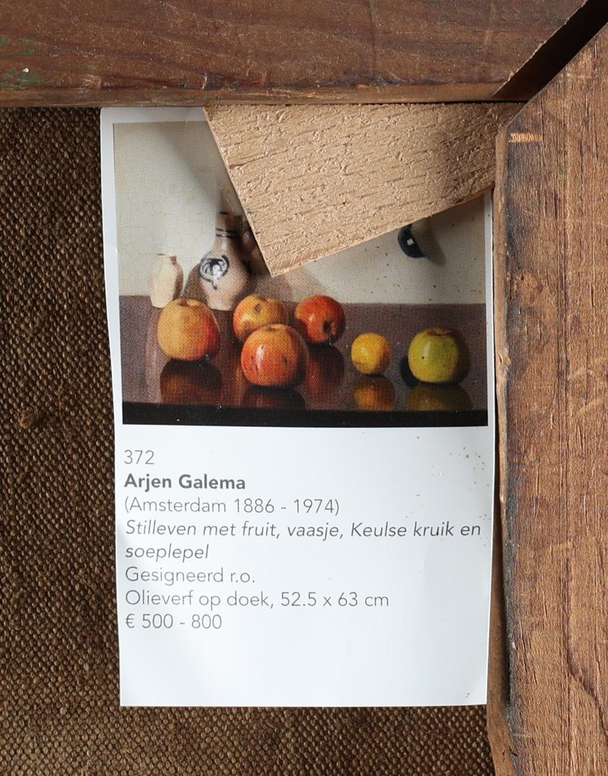 Arjen Galema | Stilleven met fruit en Keulse pot | MutualArt