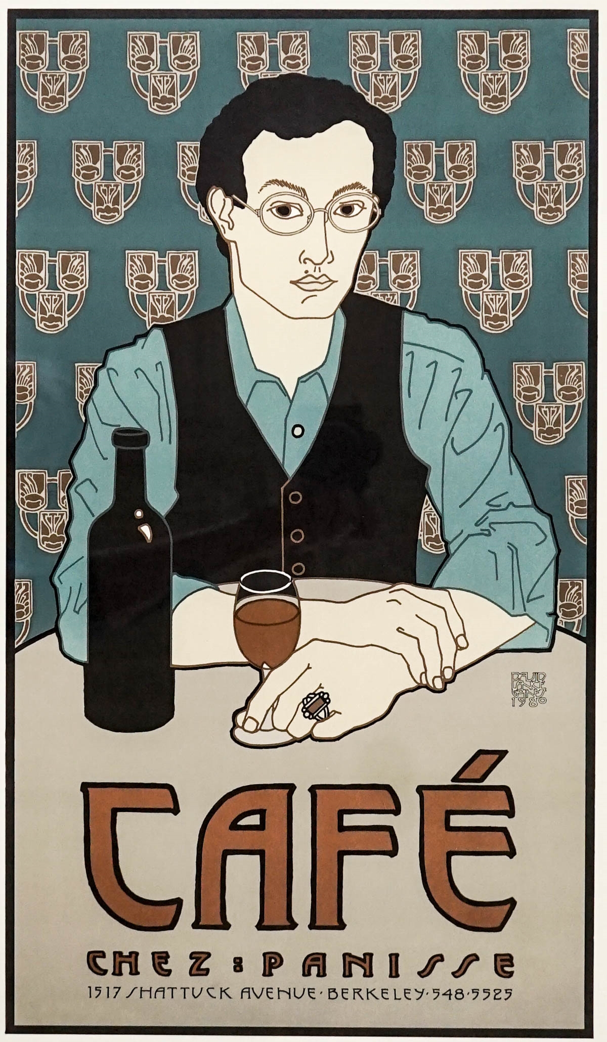 David Lance Goines | David Lance Goines for Chez Panisse Poster (1980 ...