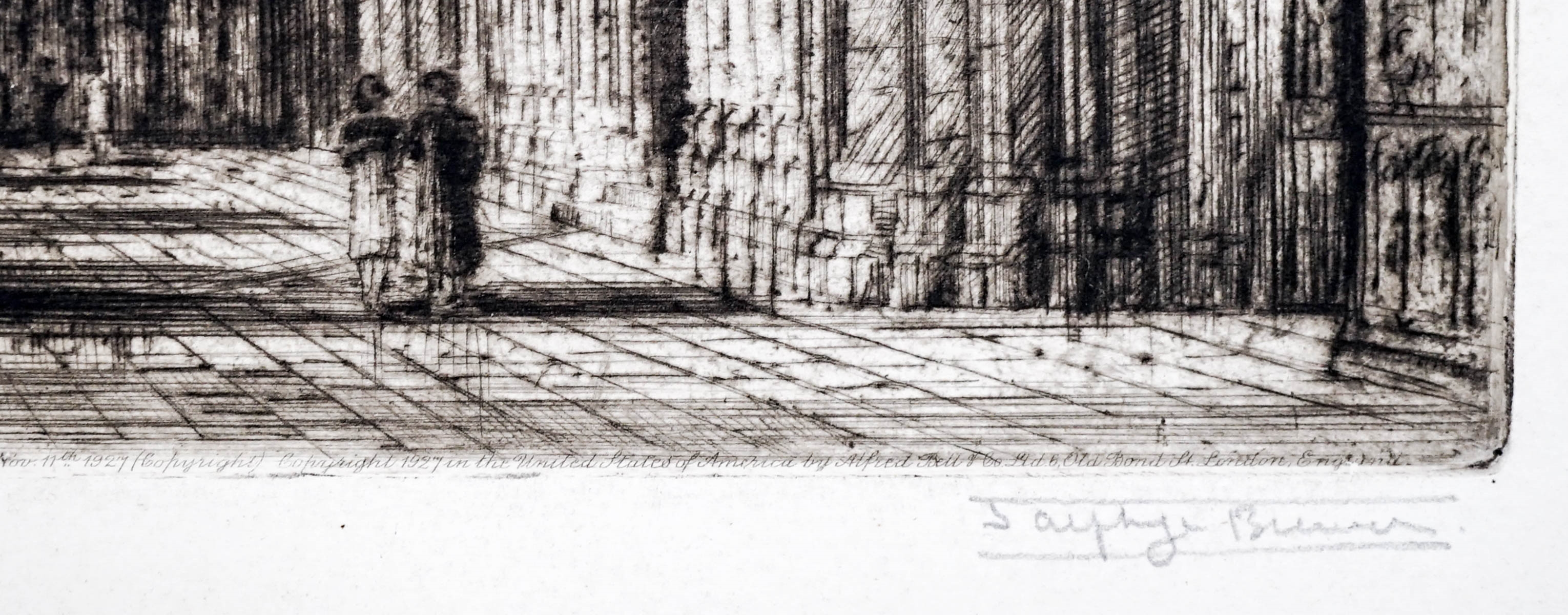 James Alphege Brewer | Alphege Brewer Artist's Proof Etching | MutualArt