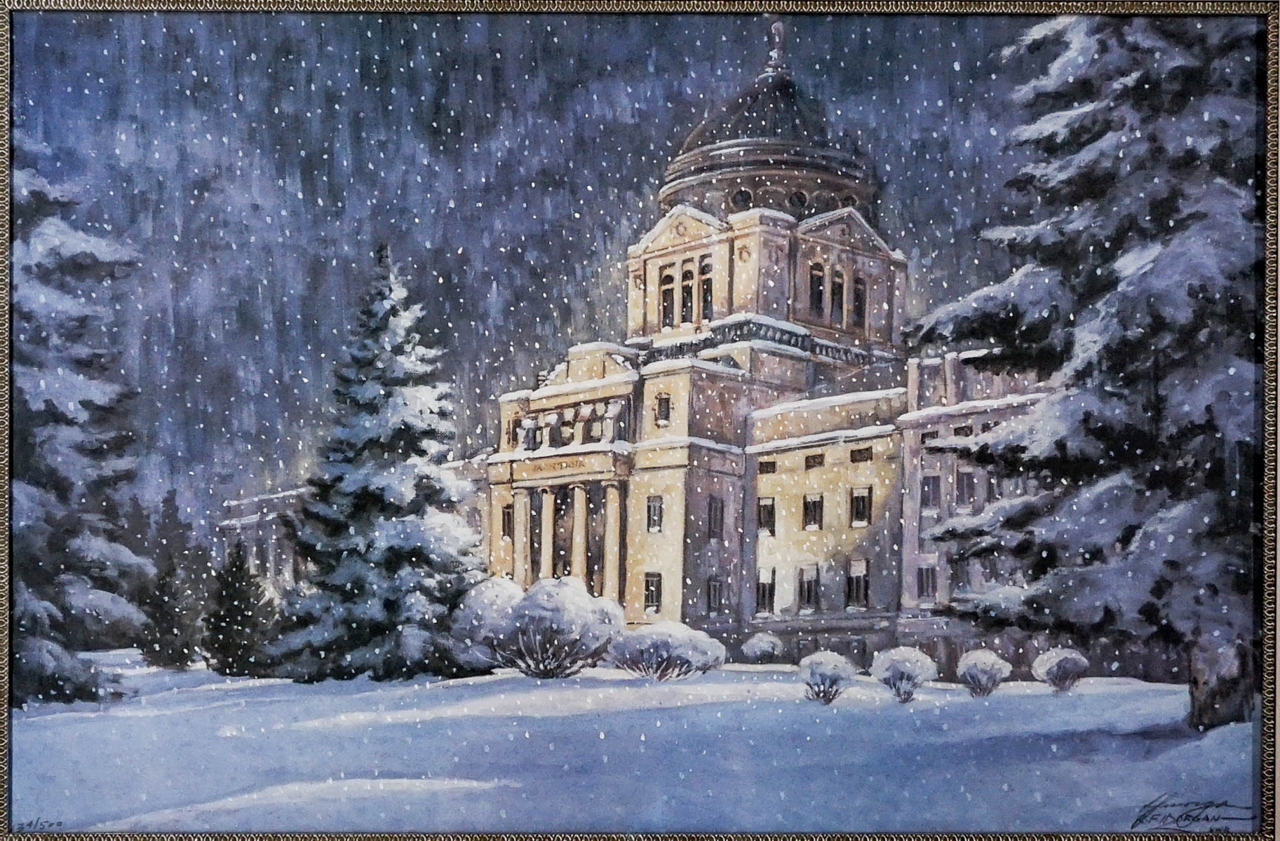 Robert F. Morgan | Bob Morgan Montana Capitol Signed & Numbered | MutualArt