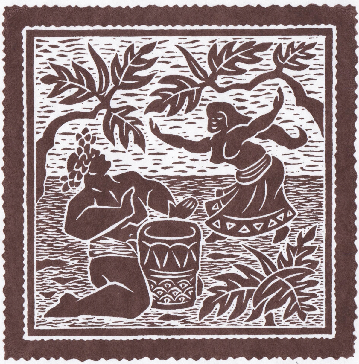 Dietrich Varez | Dietrich Varez Signed Woodcut [Hawaii Hulu] (1893 ...