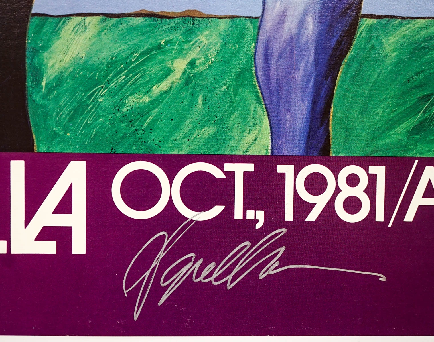 Len Agrella | Len Agrella Signed Exhibition Poster (1981) (1981 ...