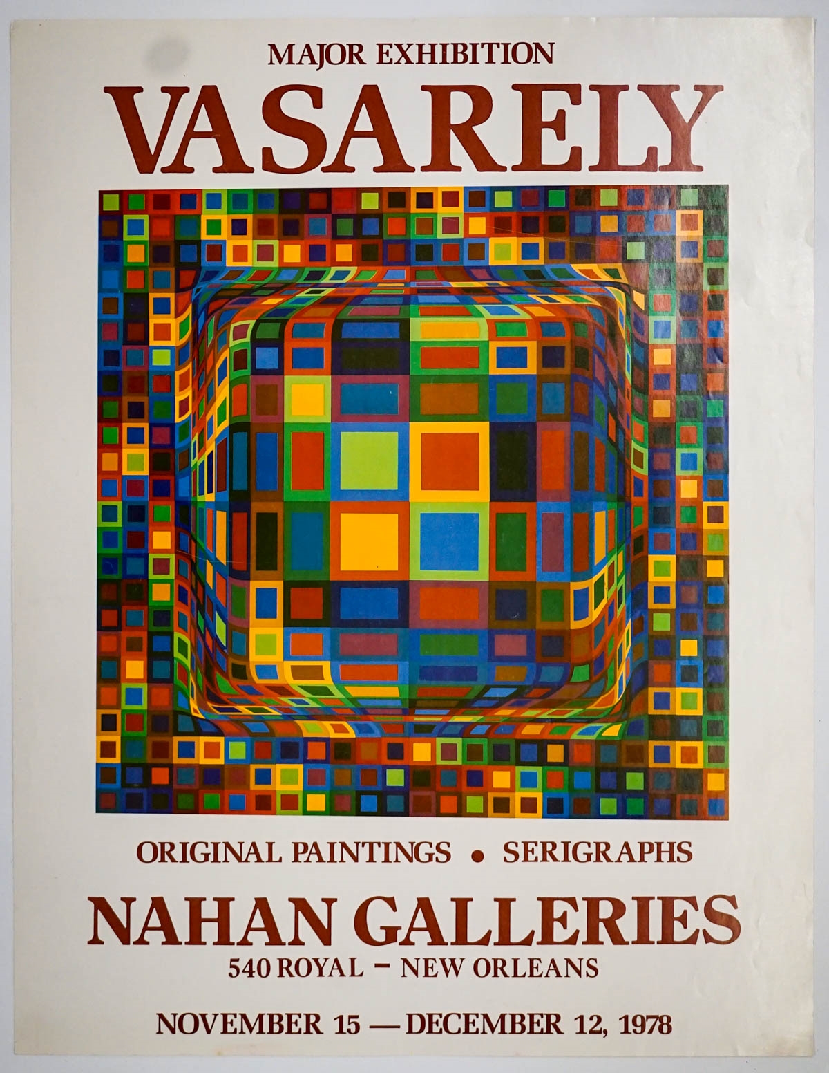 Victor Vasarely | Victor Vasarely Exhibition Poster (1978) | MutualArt