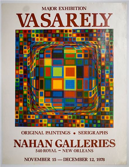 Victor Vasarely | Victor Vasarely Exhibition Poster (1978) | MutualArt