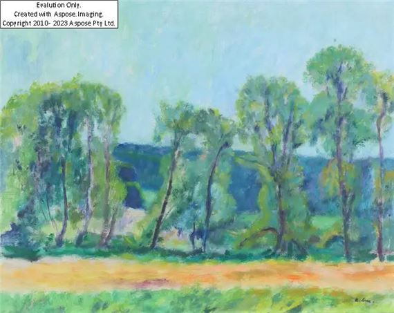 Alexander Cree | Landscape with Trees | MutualArt