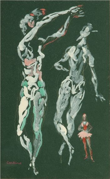 Jon Corbino | Jon Corbino (American, 1905-1964) Gouache on Paper, Three ...