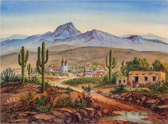 Warren Hunter | Adobe Mountain Home | MutualArt